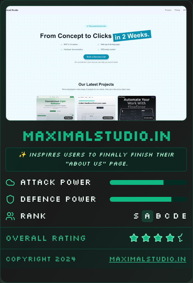 Power Card Generator